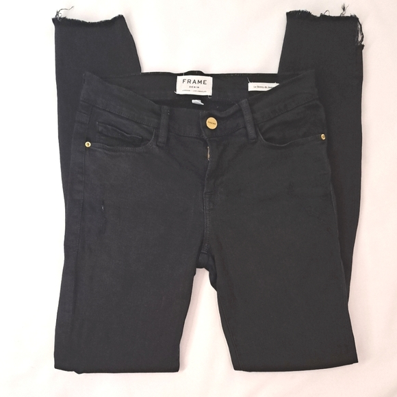 Frame Denim | Jeans | Frame Denim Le Skinne De Jeanne Noir Jefferson ...